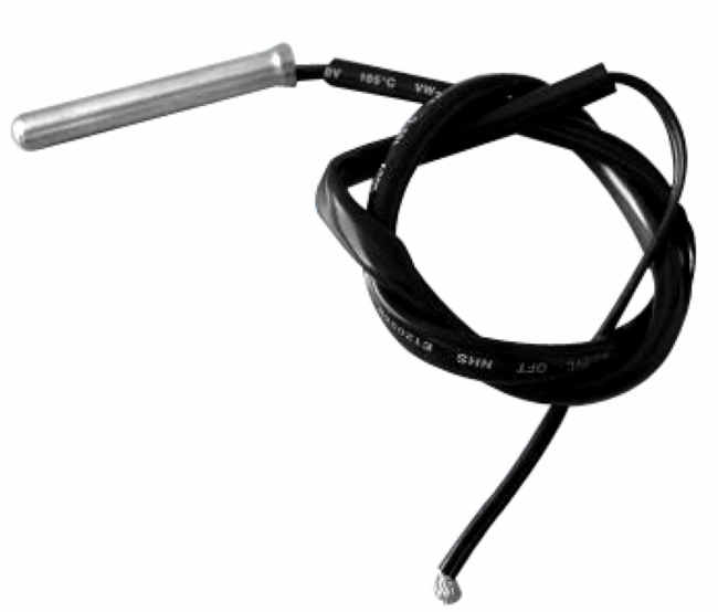 Stainless Steel Thermistor Probe Spherical Ended Wide Mouth